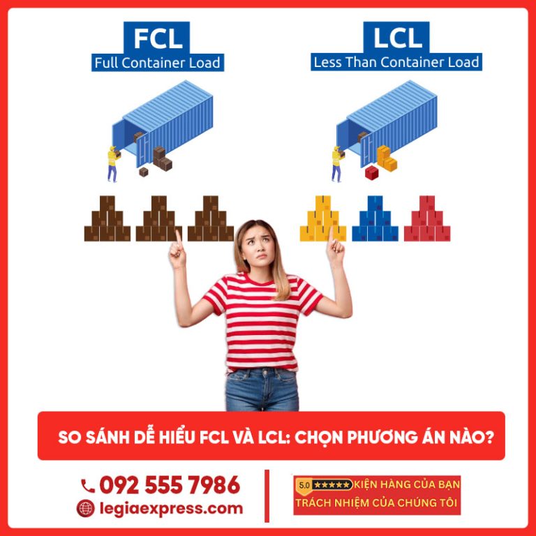 FCL và LCL: Chọn phương án nào khi gửi hàng đi nước ngoài? - Lê Gia Express