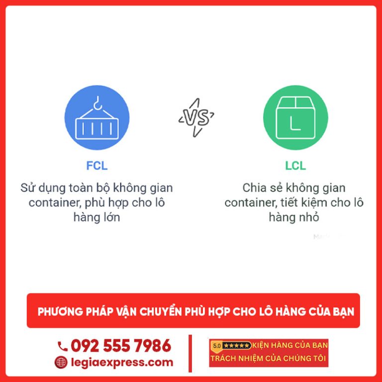 FCL và LCL: Chọn phương án nào khi gửi hàng đi nước ngoài? - Lê Gia Express